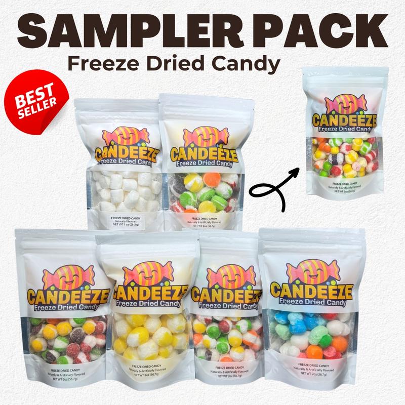 Freeze Dried Candy 7 Pack Sampler – Viral Crunchy Candy Bundle - TikTok ...