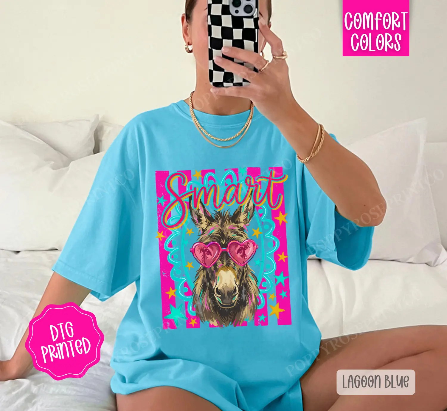 Smart And Sarcastic Shirt Comfort Colors, Trendy Graphic Women's Tee ...