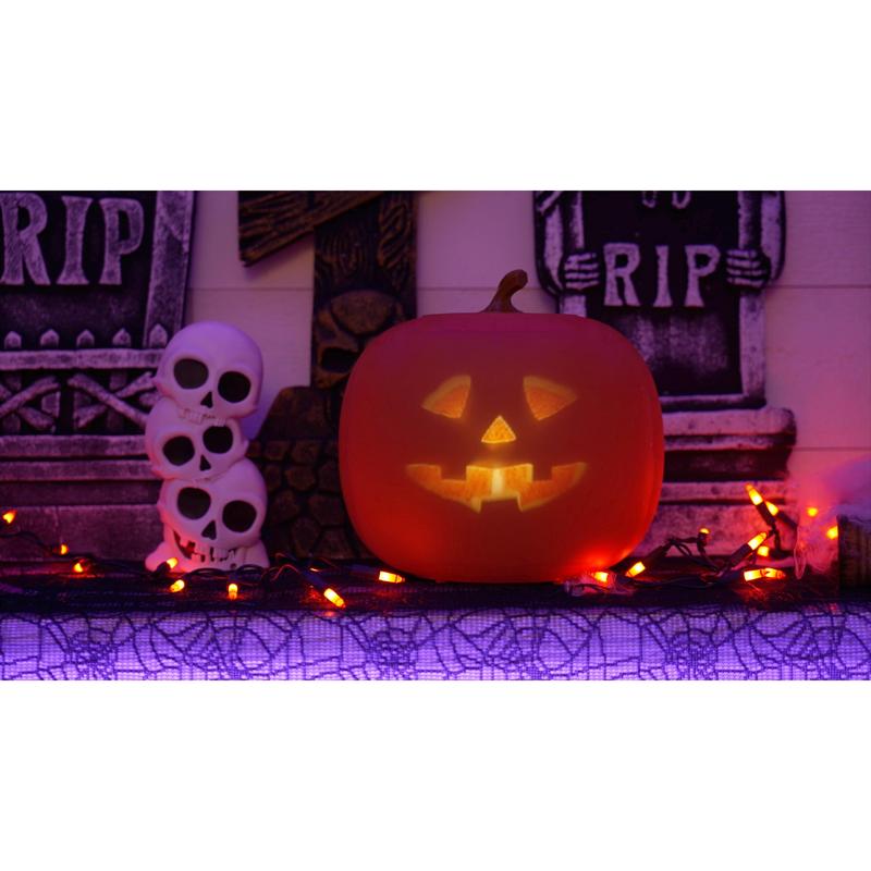 ANIMAT3D Jabberin' Jack The Talking Animated Pumpkin with Built-In ...