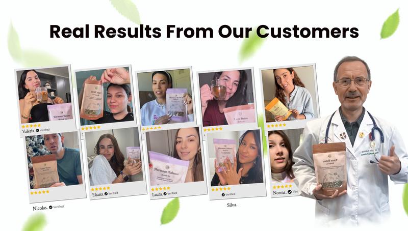 Hormone Balance Tea with 8 Organic Herbal Ingredients - Support Women's ...