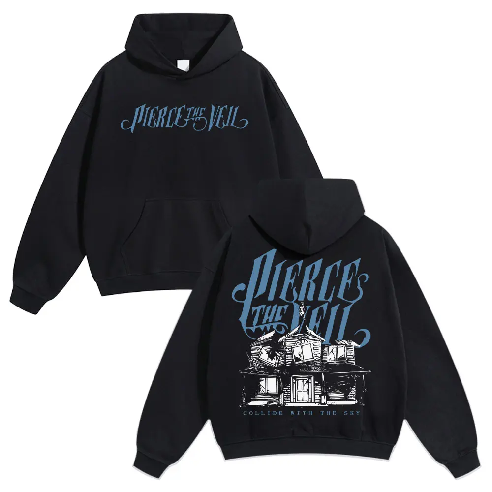 Pierce The Veil Unisex Cotton Hoodie for Autumn Winter Thick Warm Band ...