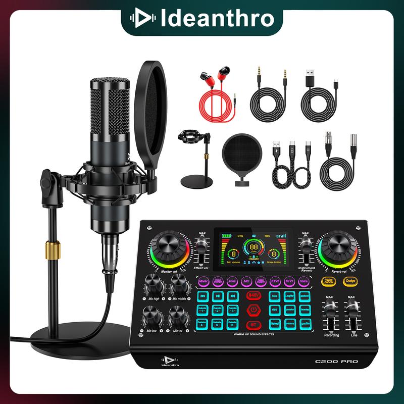 Ideanthro C200 PRO-P15 sound card features a dual-core DSP chip ...