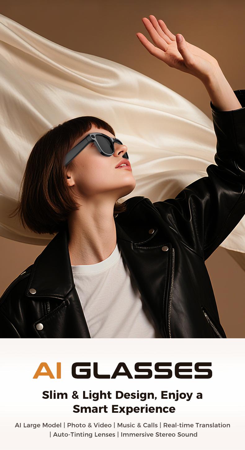 [New Year Deals] Tukio M02 Ultra-Smart AI Translator Camera Glasses ...