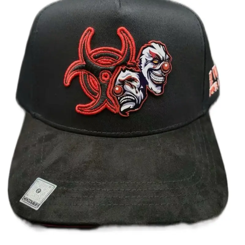 Virus payaso Ántrax el chino ántrax Hat black red - TikTok Shop