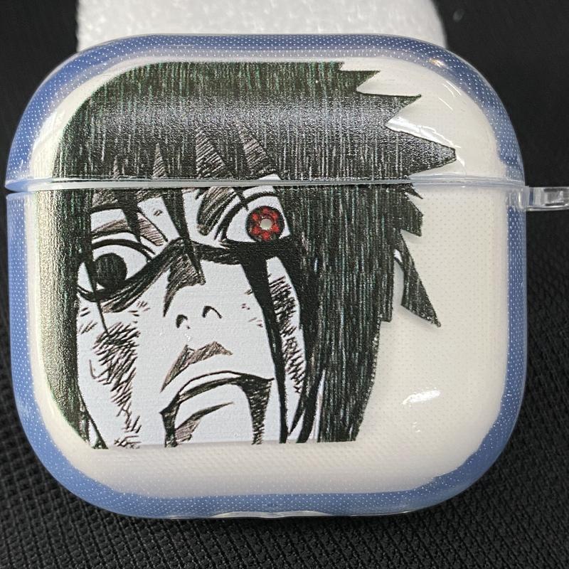 Naruto Inspired Obito Uchiha Sasuke Uchiha Cool Anime Character AirPods ...