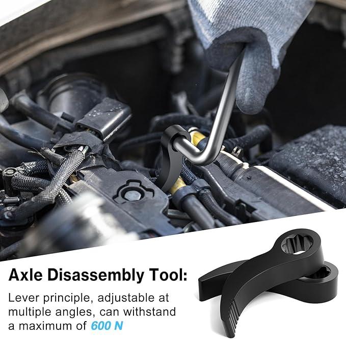 Torque Wrench Adaptor Head, 2pcs Pry Bar Wrench Adaptor Head Tools ...