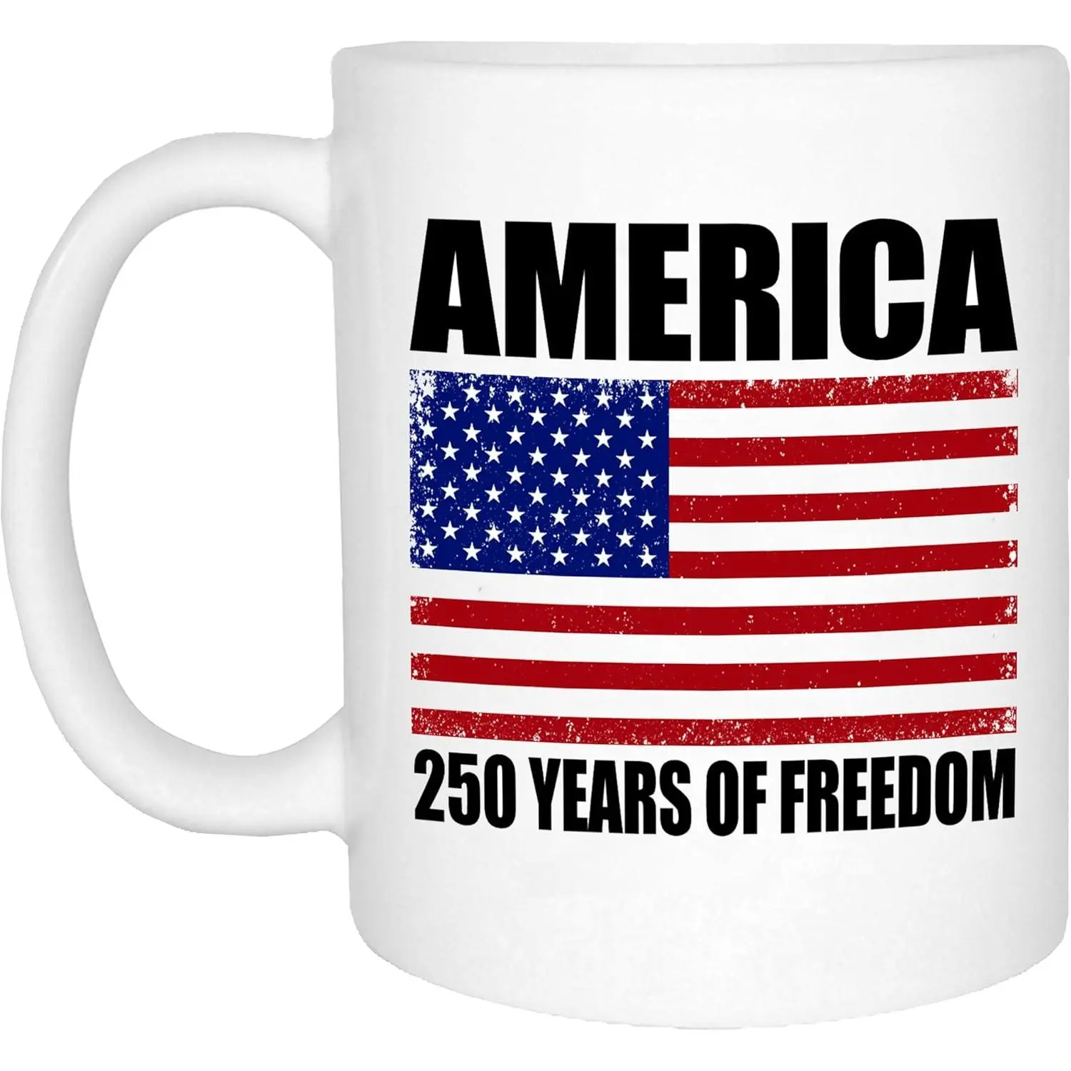 America 250 Years of Freedom Coffee Mug, USA Bicentennial 1776-2026 ...