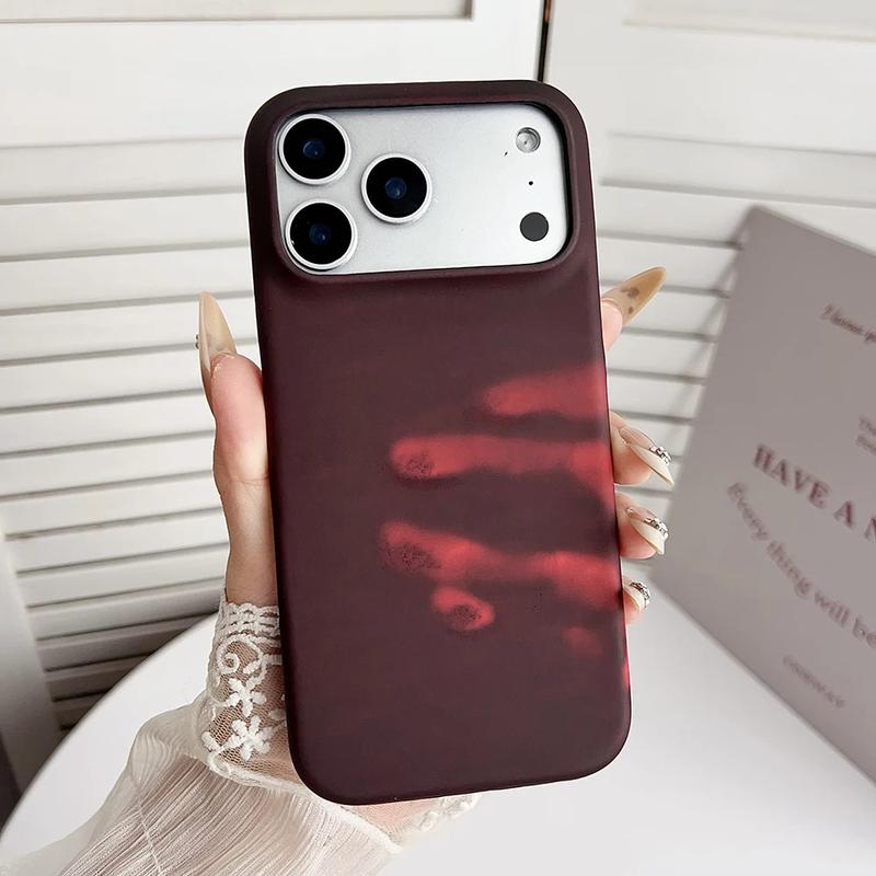 Thermal Sensor Heat Induction Case for iPhone 17 Pro Max 11 15 14 13 12 ...