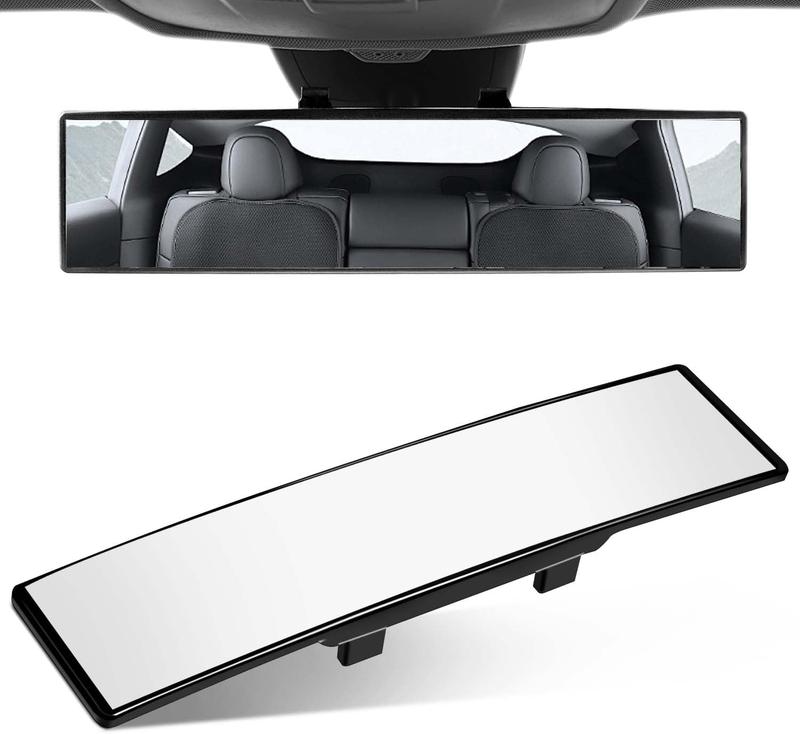 Universal 11.81 Inch Car rear view mirror with HD Glass, Anti-Glare ...
