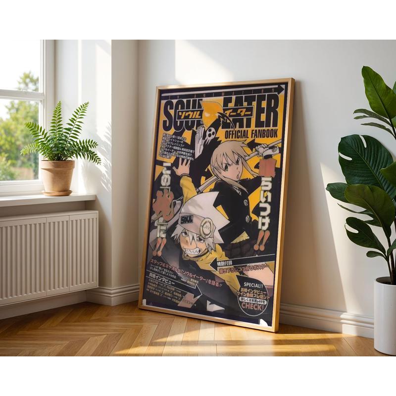 Soul Eater Evans & Maka Albarn Poster Unframed, Anime Gift For Fan ...