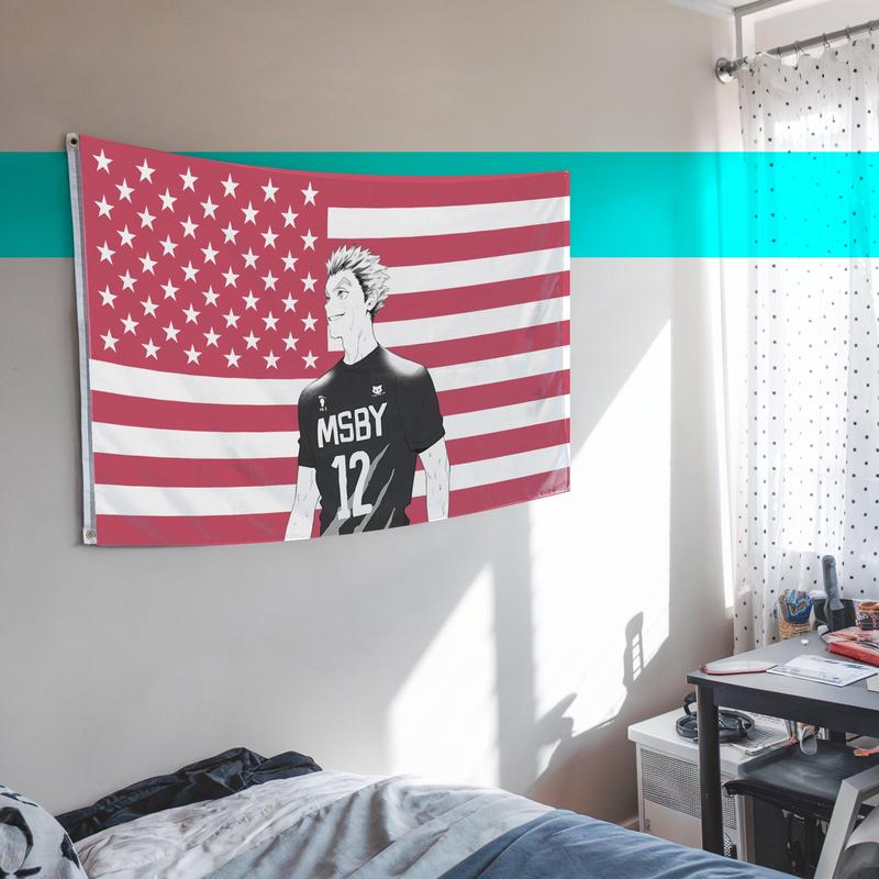 Customize Haikyuu Flags American Flag Oikawa Tooru Wall Decoration ...