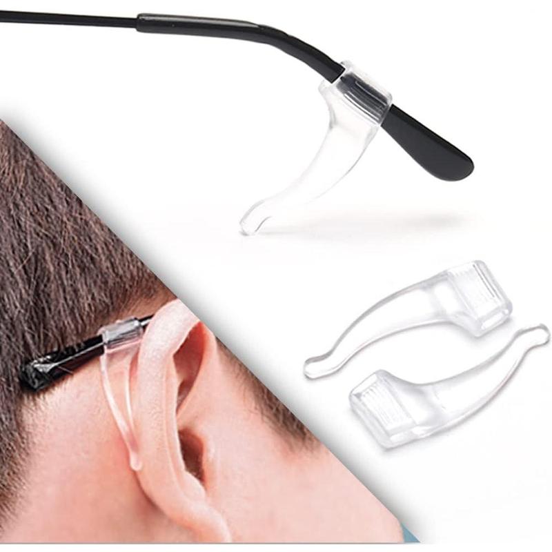 5pairs Eyeglasses Ear Grips, Ear Hooks For Glasses Anti Slip Eyeglass ...