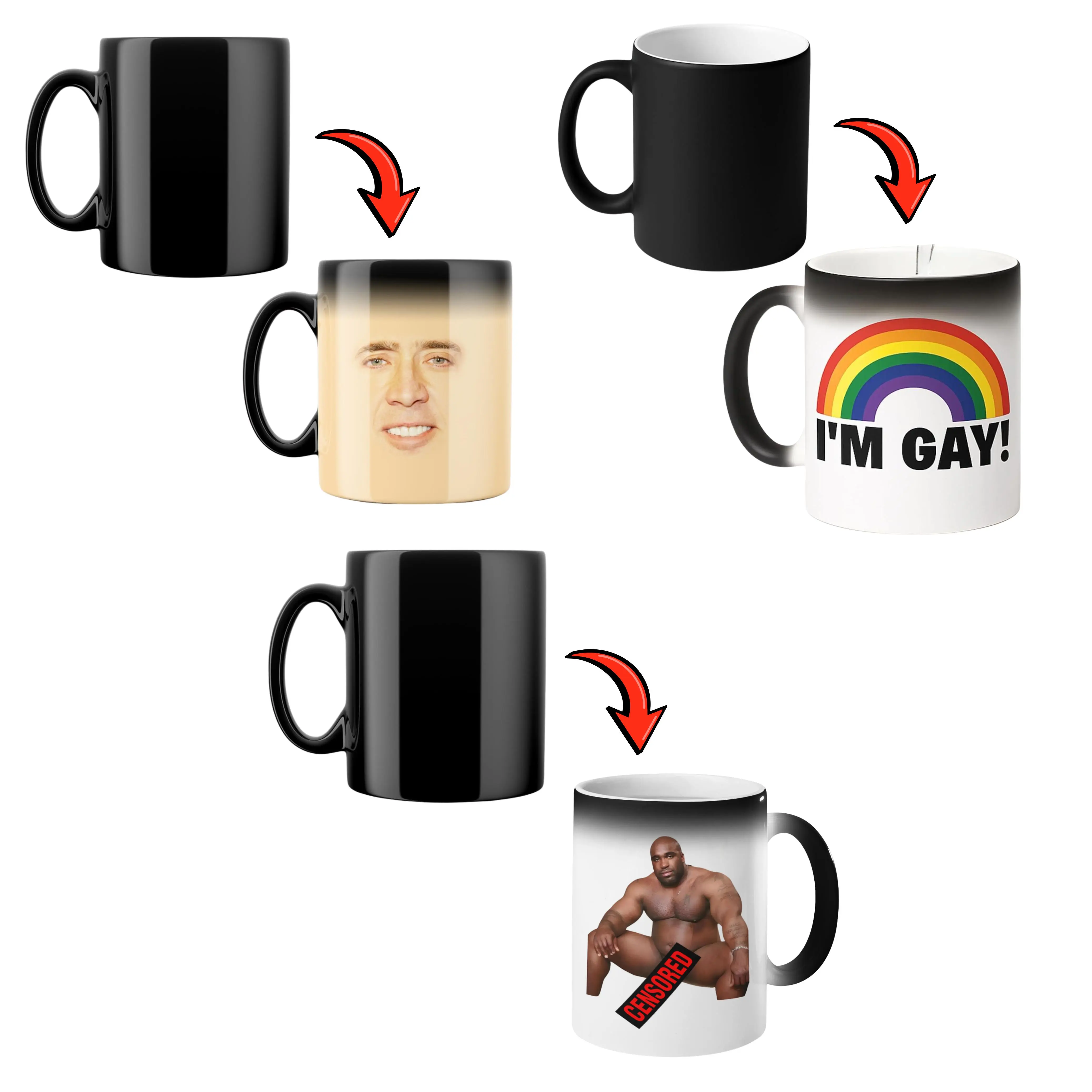 I'm Gay Rainbow Heat, Barry Wood Meme Change Mug, Perfect Novelty Gag ...