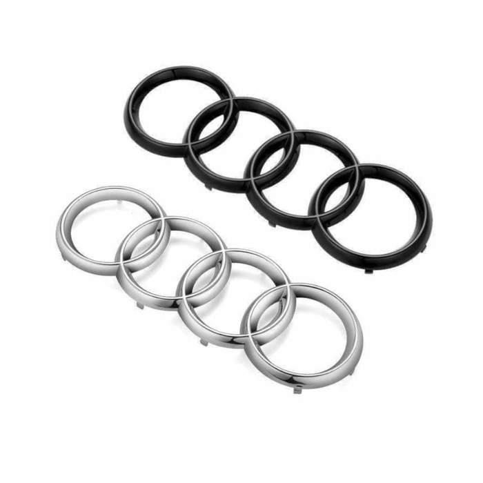 Premium Front Grille Ring Emblems for Audi Models - TikTok Shop