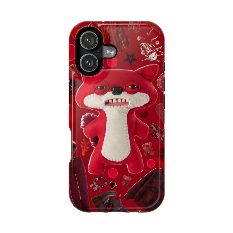 Fuggler Weirdcore Plush Phone Case | Creepy Cute Bear Design | Y2K ...