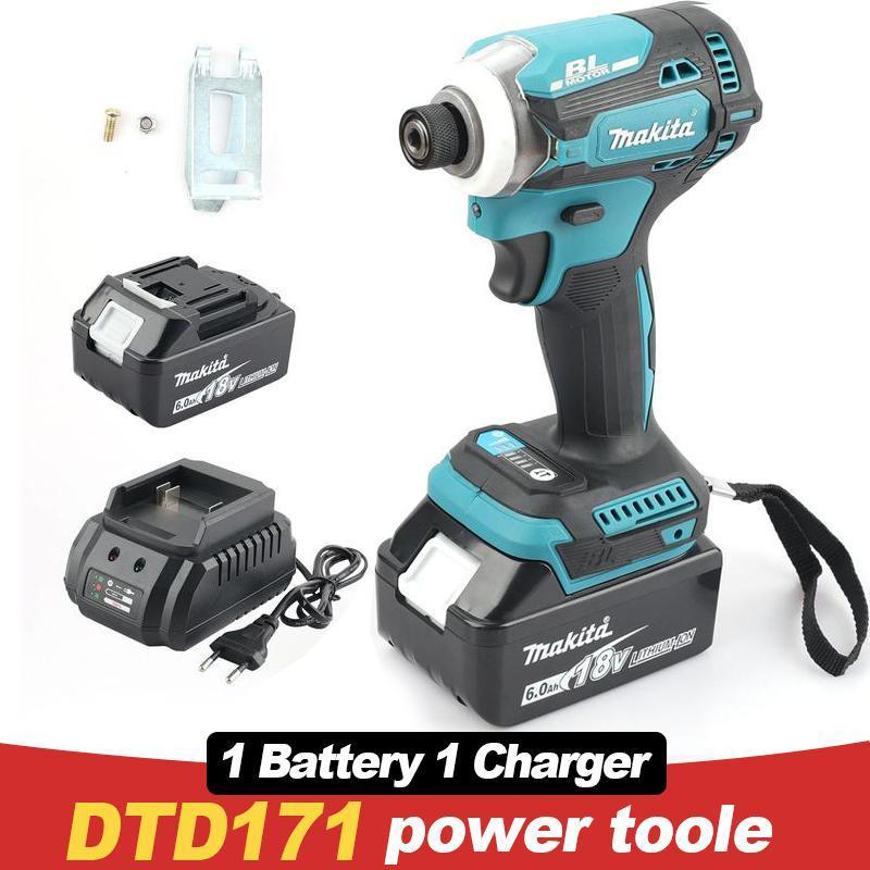 Makita Original DTD171 Brushless Impact Driver Rechargeable Screwdriver ...