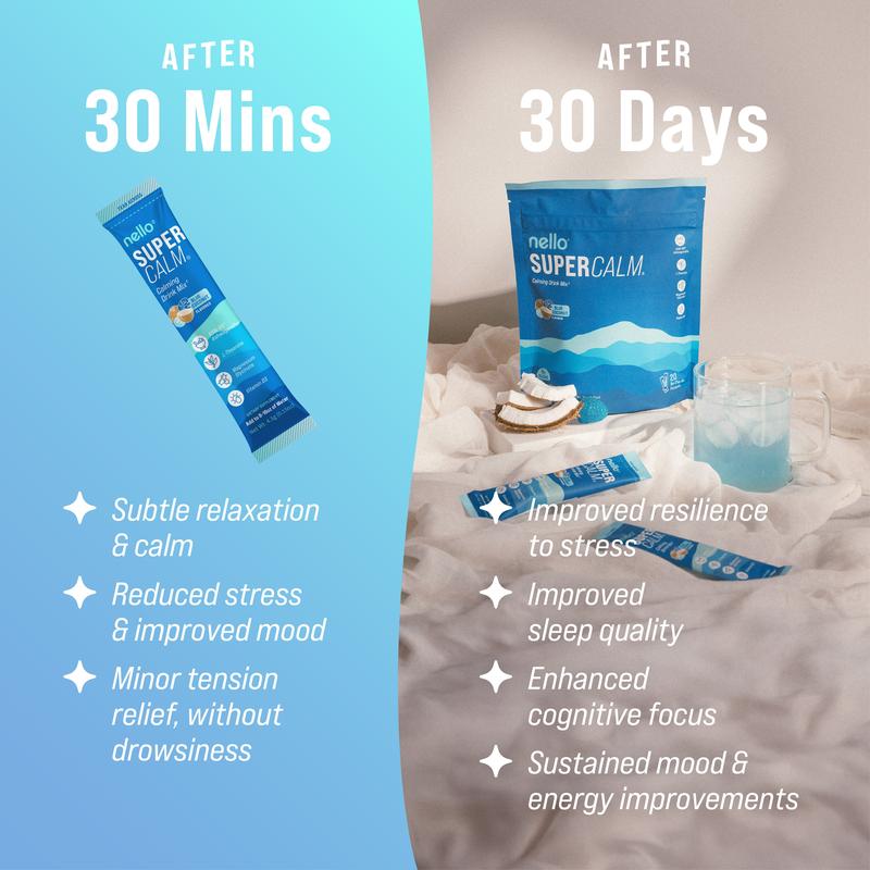 Nello Supercalm – Calming Drink Mix with KSM-66 Ashwagandha, - TikTok Shop