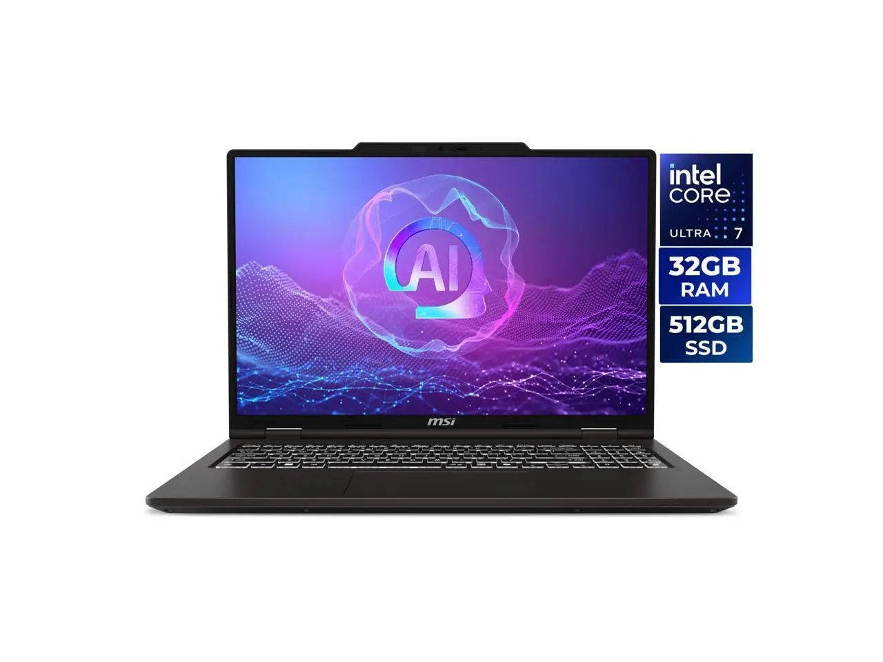 MSI Venture 16 AI TouchScreen Laptop Intel Core Ultra 7 255H 32GB RAM ...