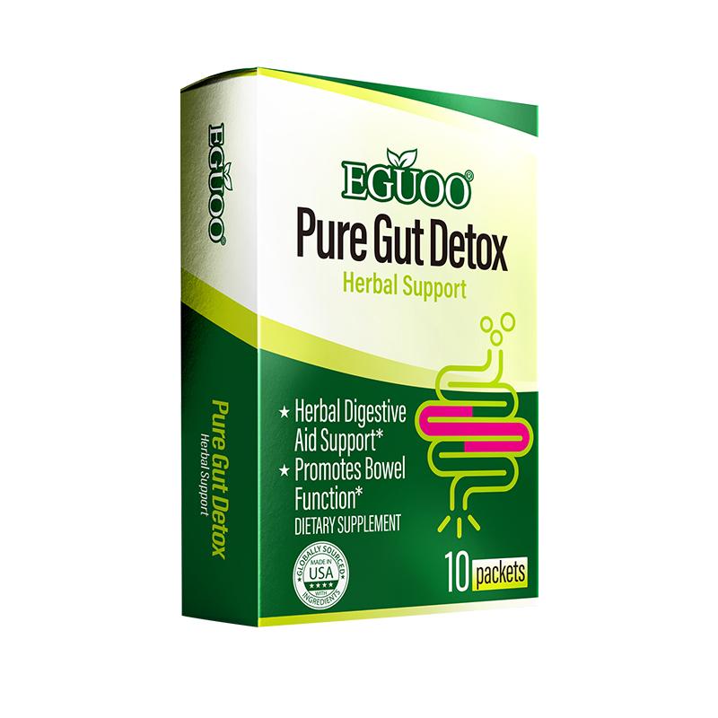 EGUOO Herbal Digestive Healthcare 10 packets (1 box) - Contains senna ...