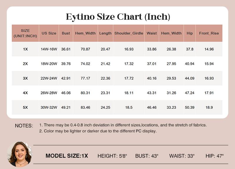 Eytino Plus Size Tankini Swimsuits for Women Colorblock Two Piece ...