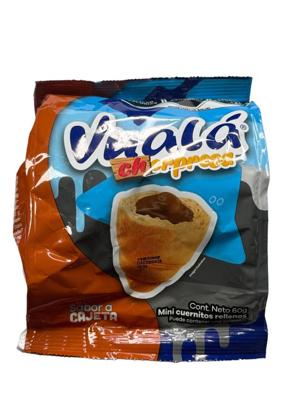 VUALA SORPRESA- MINI CUERNITOS RELLENOS SABOR CHOCOLATE CAJETA Y ...