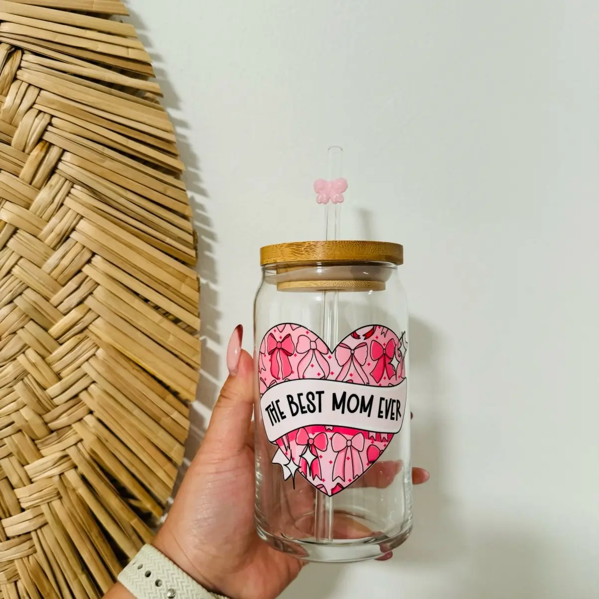 The best mom ever Beer Can Glass - TikTok Shop