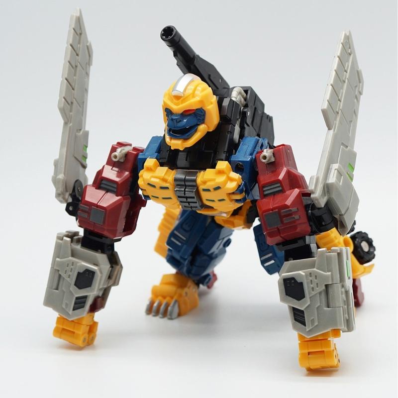 Transforming Toy Four-Change Gorilla Power Superhero Mini Boy Figure ...