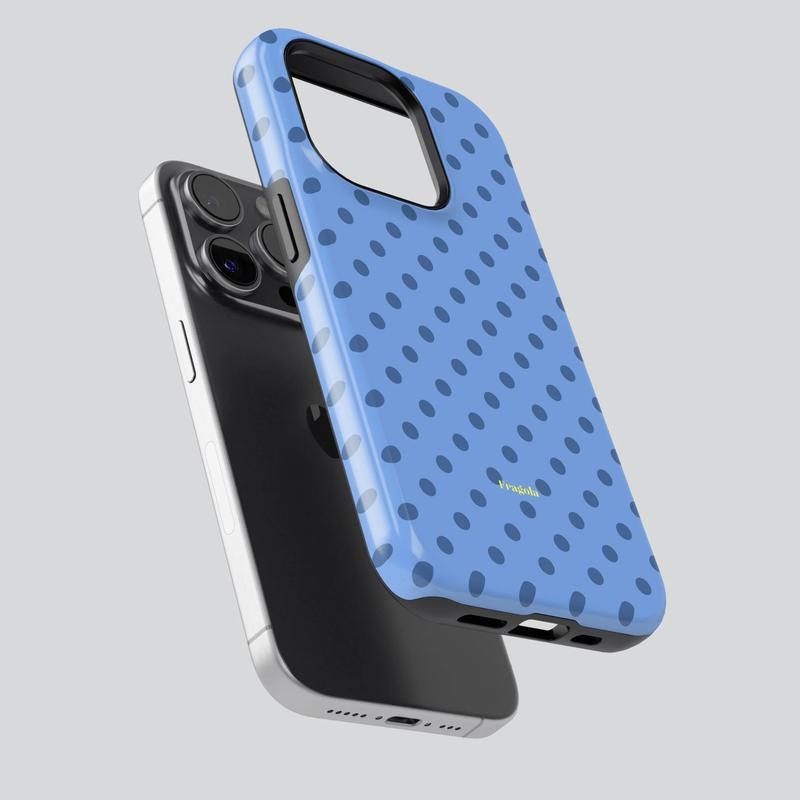 Fragola CUTE JEANS Magsafe Phone Case - Blue Polka Dot Design for ...