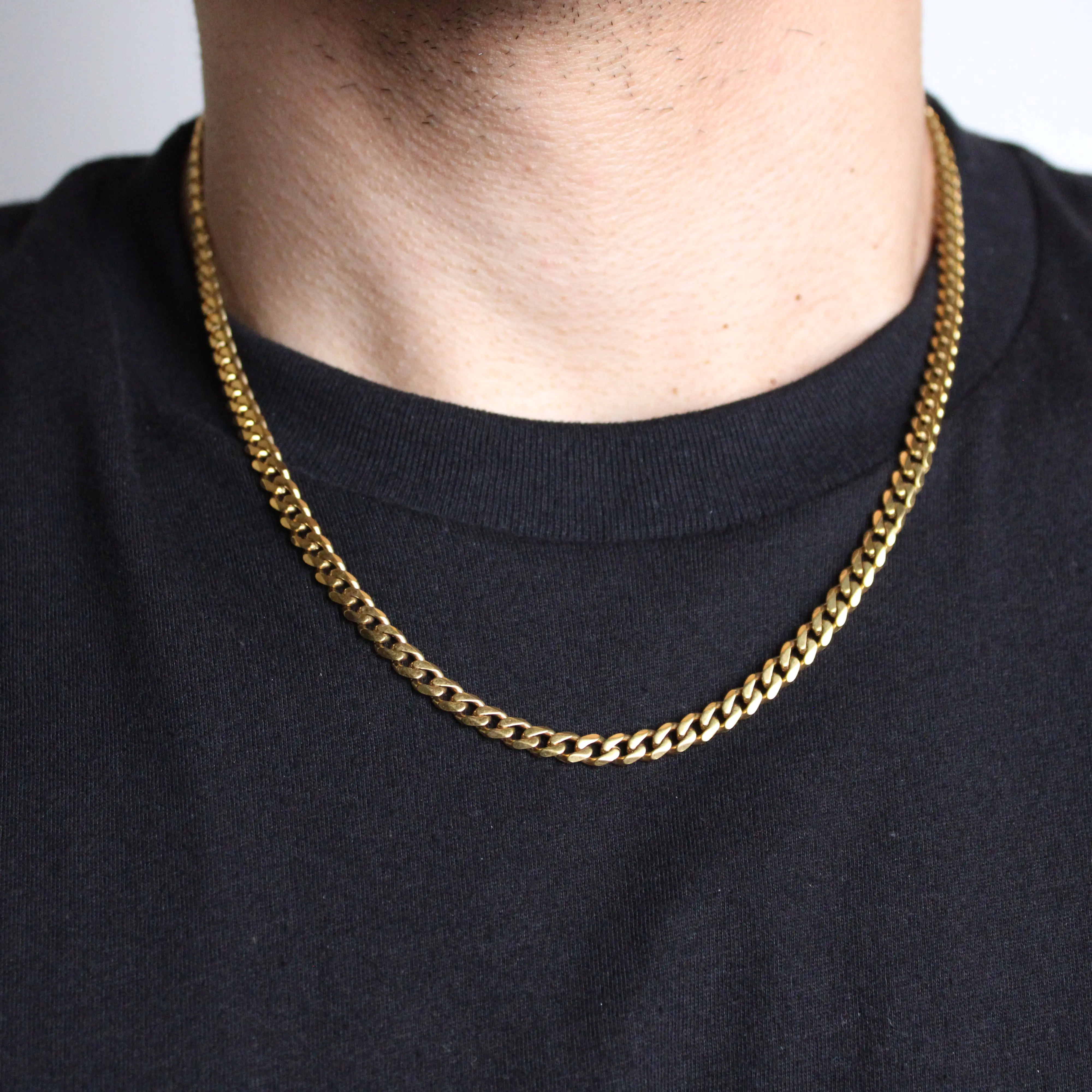 Gold 5mm Cuban Link Chain - TikTok Shop