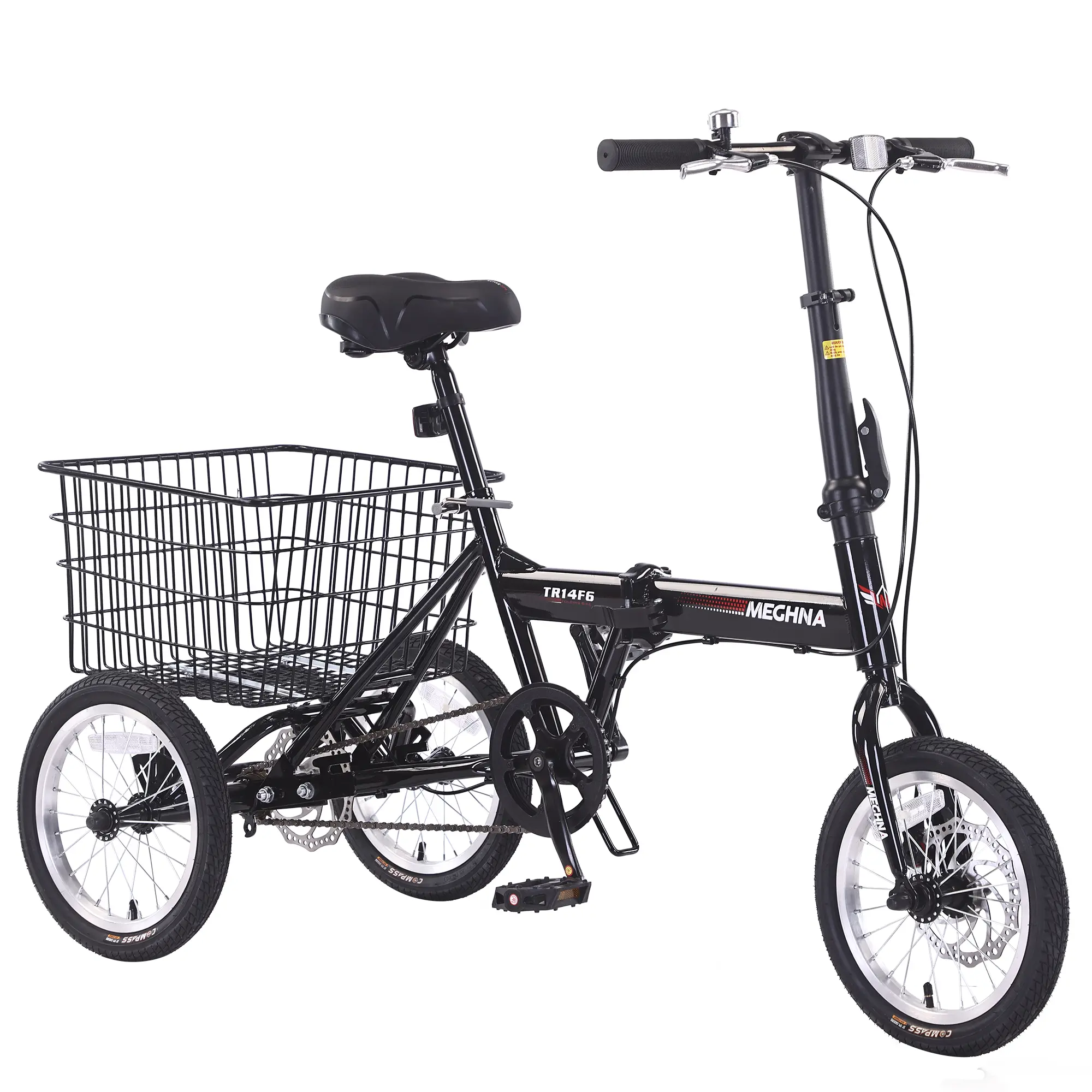Mom-Approved! Adult Folding Trike – 14" Wheels, Easy-Fold for Storage ...