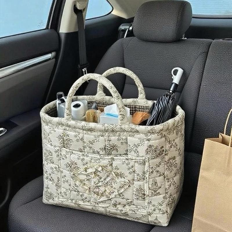Car Storage Basket Organizer, Multi-Purpose Car Interior Accessories ...