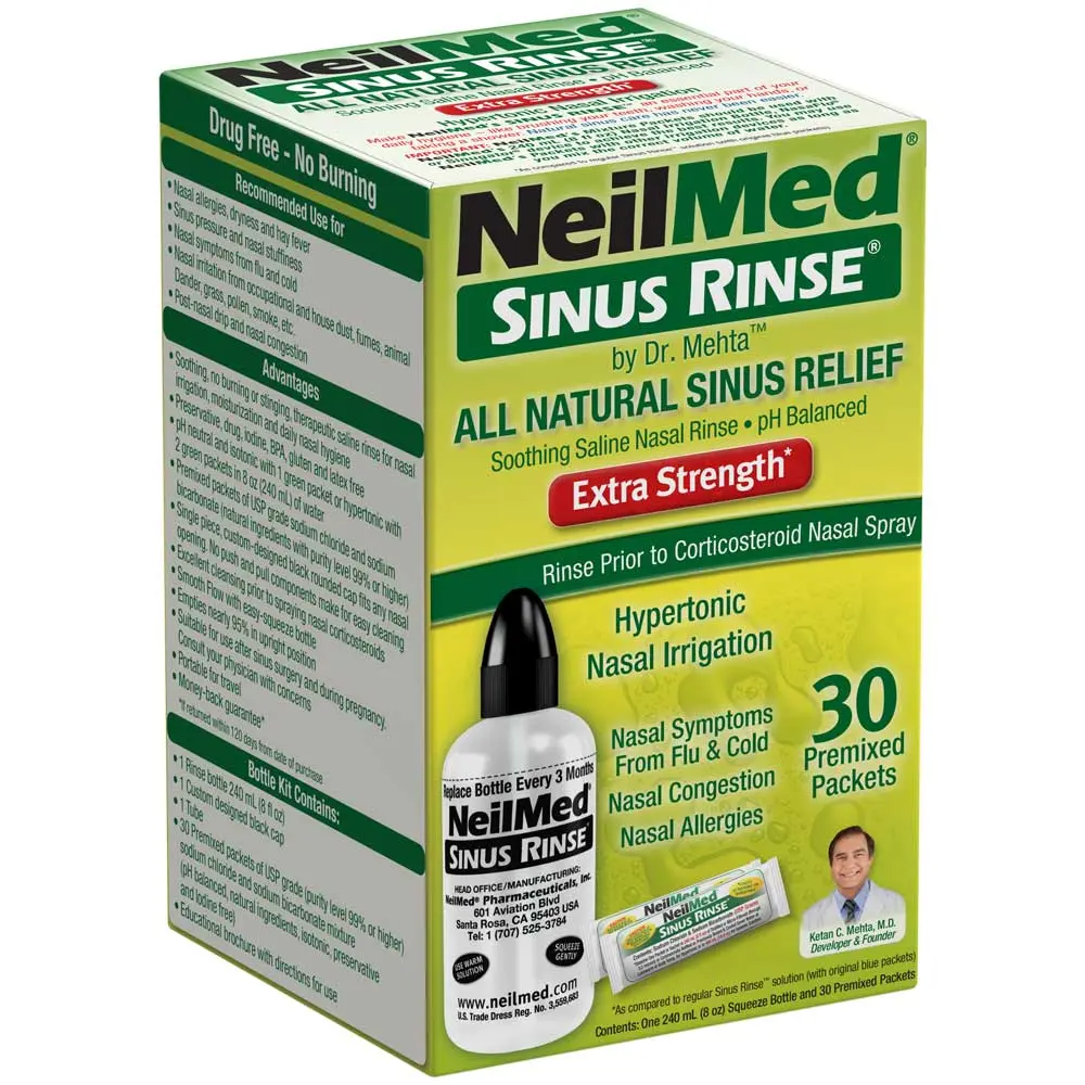 Sinus Rinse Extra Strength Hypertonic Kit - TikTok Shop
