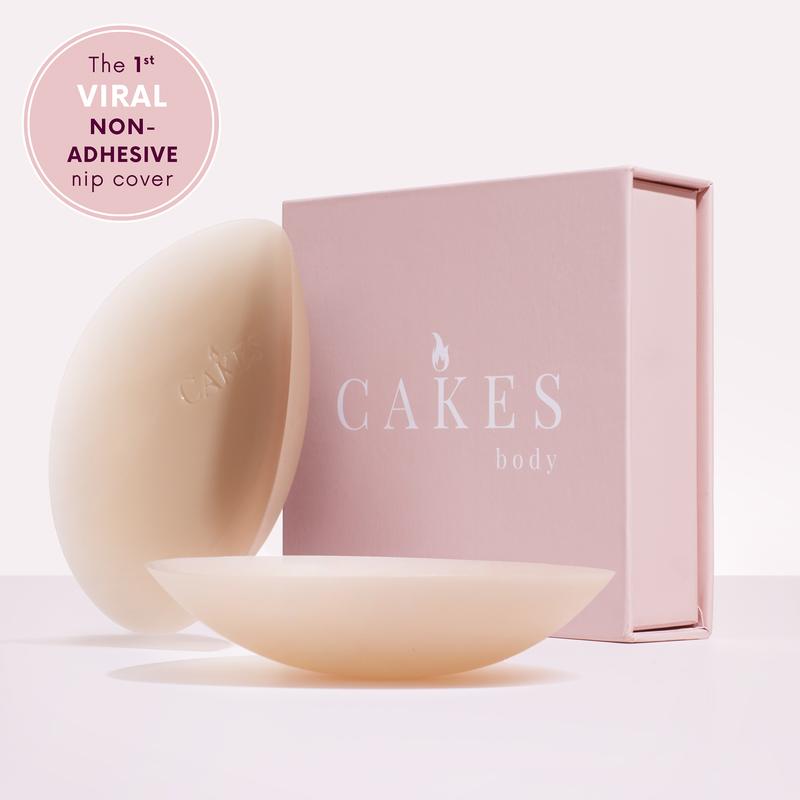 CAKES body Viral - Not sticky - Nip Cover - Gentle Silicone for ...
