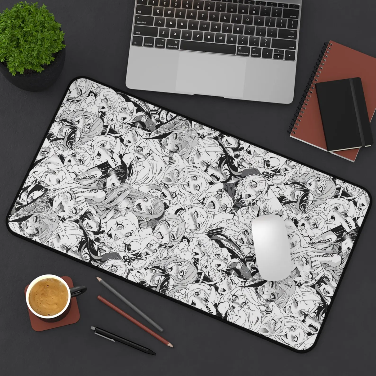 Anime Desk Mat, Ahegao Girls Gaming Mouse Pad, Nhentai Keyboard Pad ...