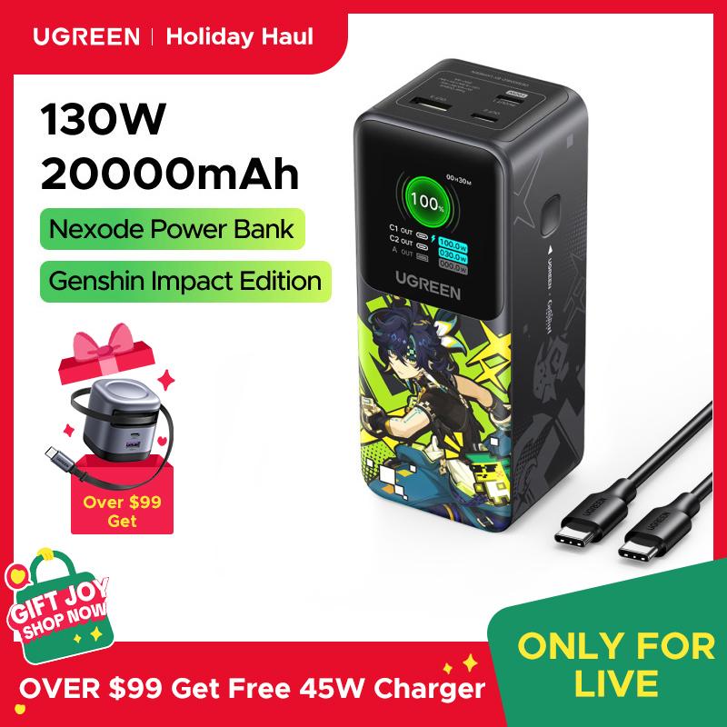[LIVE ONLY] UGREEN x Genshin Impact Battery 25000mAh 200W, 20000mAh ...