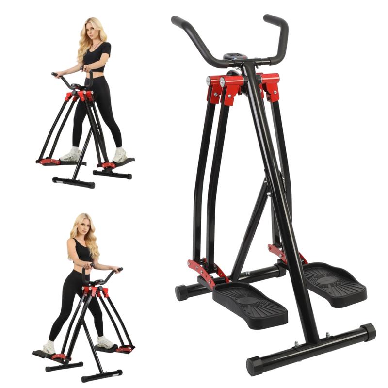 Air Walk Elliptical Glider Machine 350 lbs Capacity with Side Sway ...