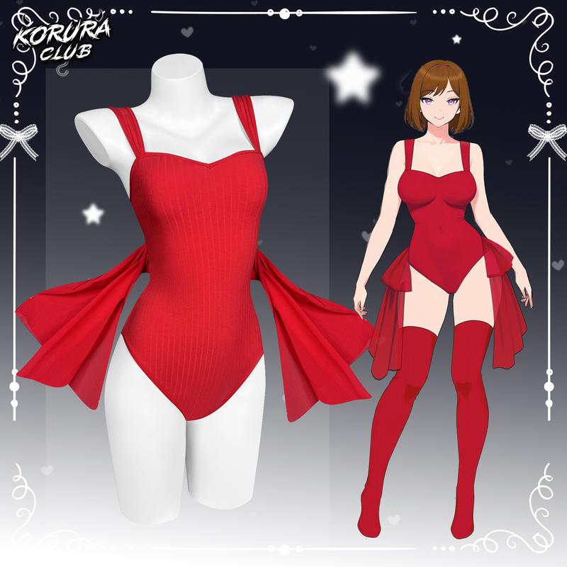 KORURACLUB Hearttail Flutter Bodysuit KO128 - Unique Hearttail Design ...