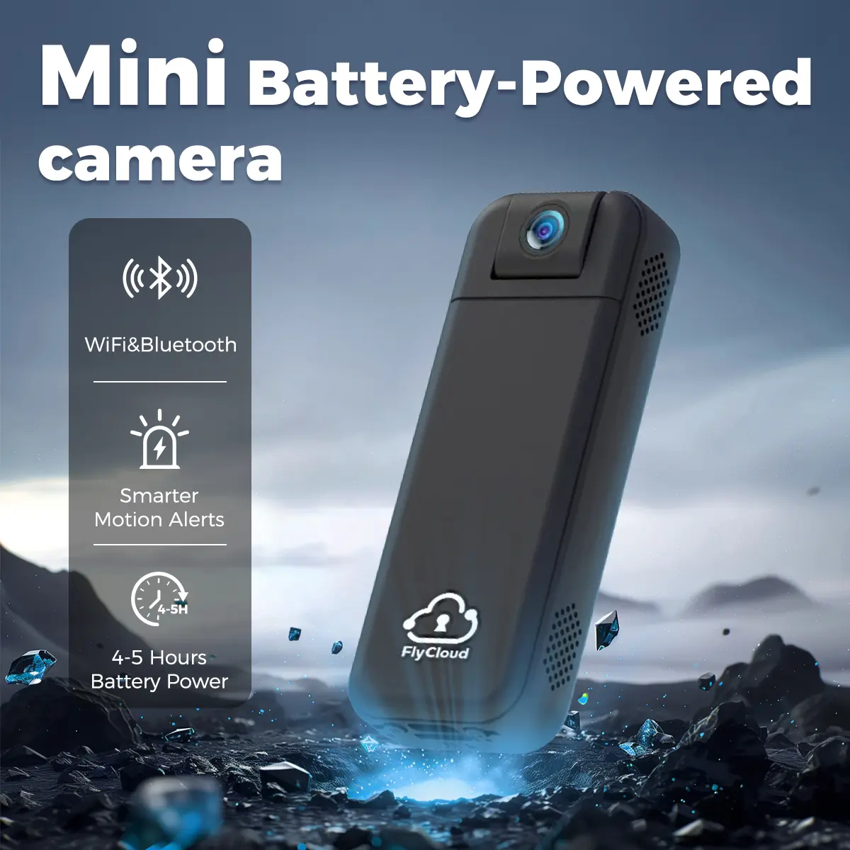 [FlyCloud Seven] Mini Pocket Camera – 1080P, 16G TF Card, 120° Wide ...