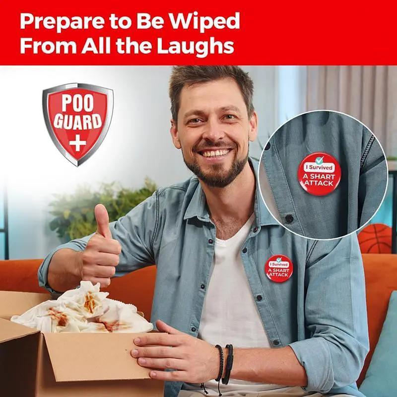 Ultimate Emergency Prank Kit: Funny Gag Gift with Wet Wipes, Disposable ...