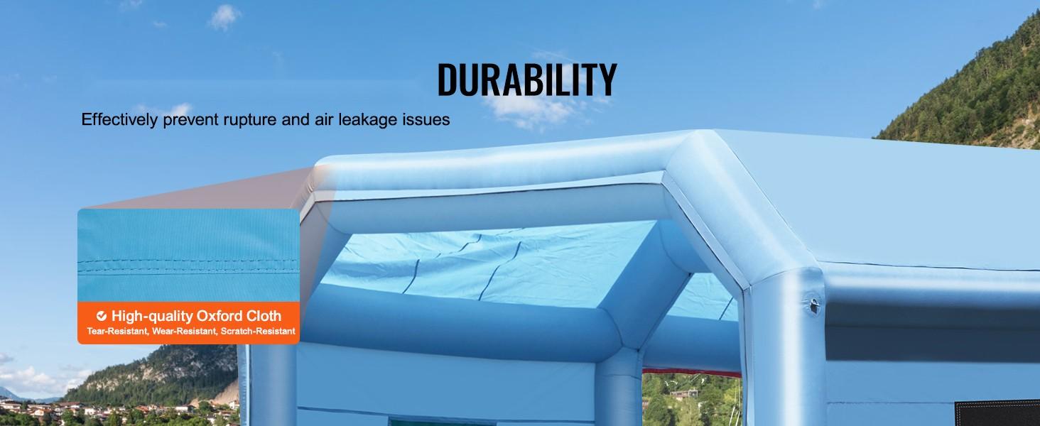 Inflatable Spray Booth 23 X 13.1 X 9 Ft With 750W And 480W Powerful ...