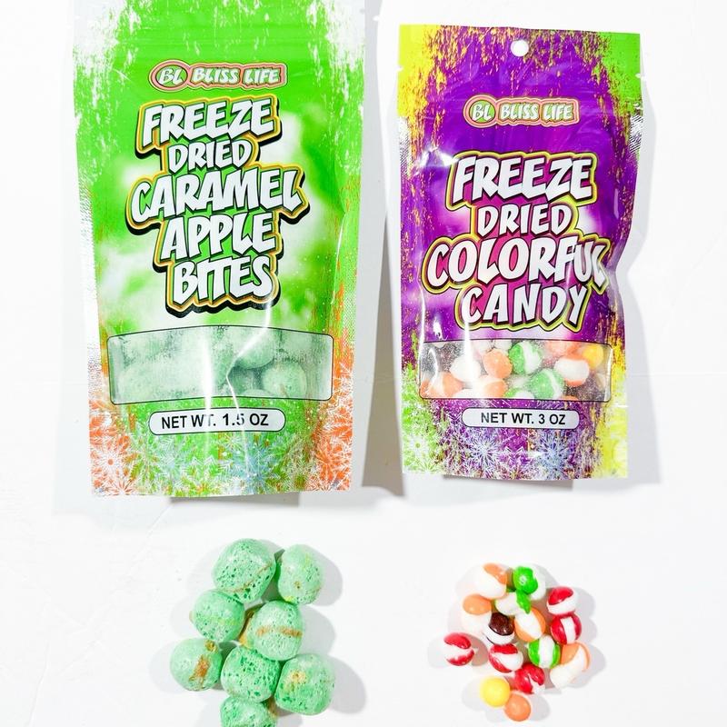 Bliss Life Caramel Apple Bites With Freeze Dried Colorful Candy Bundle ...