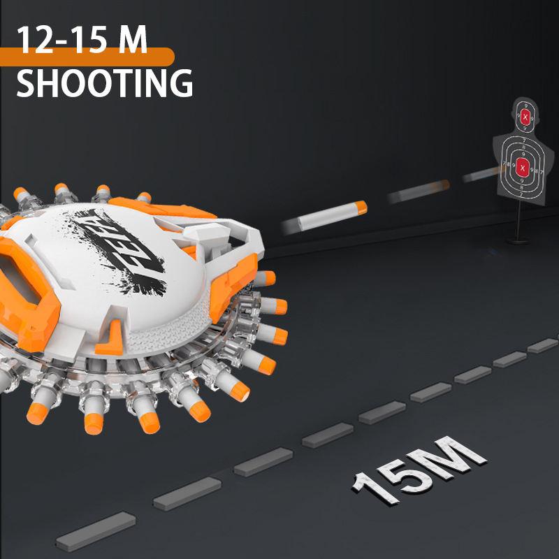 Foam Blaster Shooting Game Toy for Boys Ages 8–10+ 24 Consecutive ...