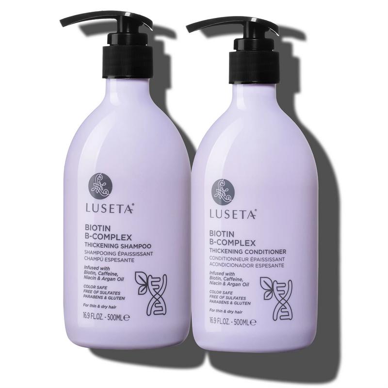 Luseta Biotin B-Complex Thickening Shampoo and Conditioner Set, Biotin ...