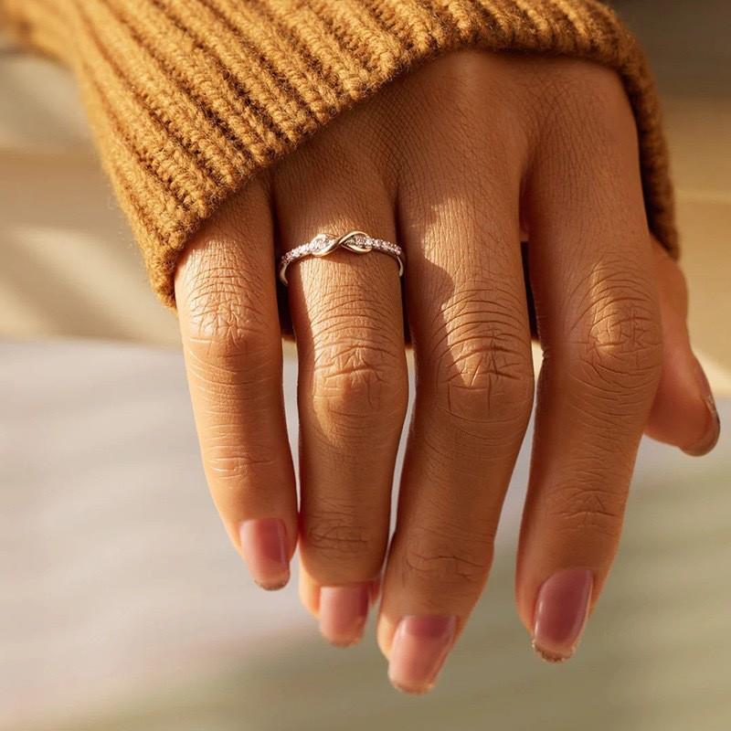 2PCS Forever Best Frineds Pink Infinity Love Ring – A Promise That ...