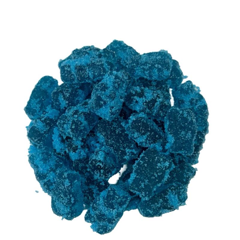 Mama V’s (WET/STICKY MIXTURE) Extreme Sour Blue Raspberry Sticky Bears ...