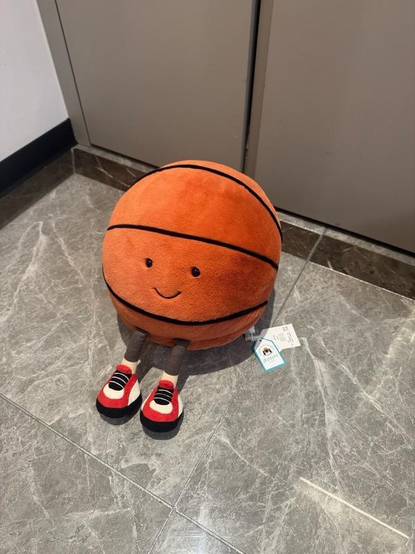 Jellycat Amuseable Basketball – Soft, Smiley Plush Ball, Perfect for ...