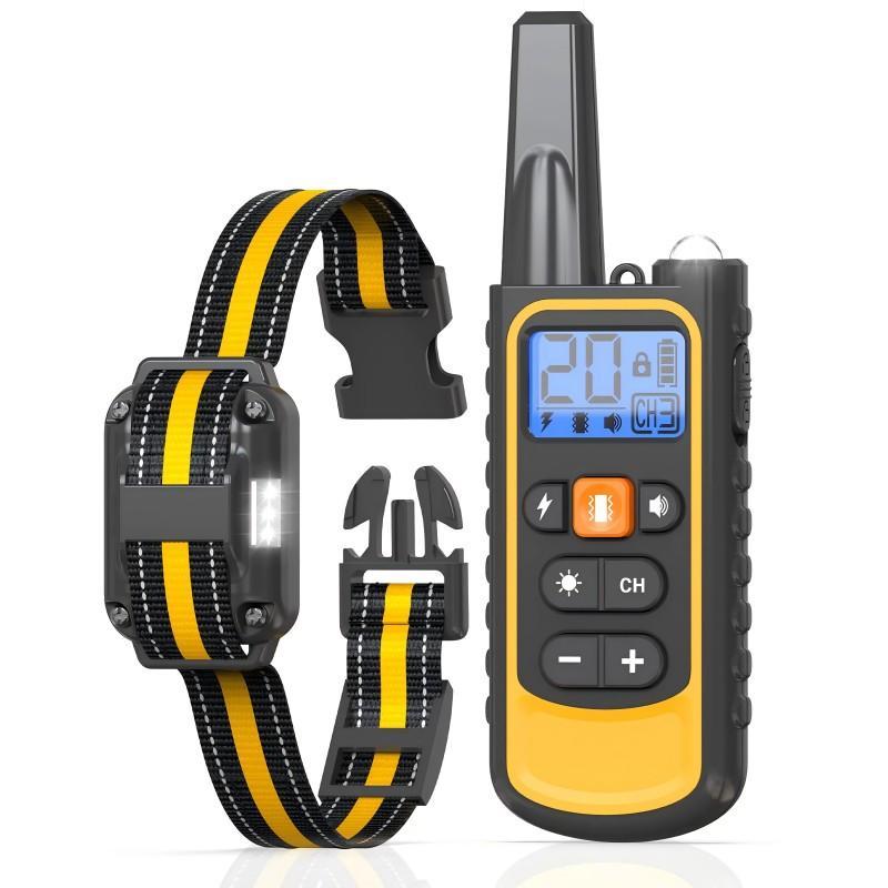 Professional Rechargeable Dog Training Collar with Remote Control, 1 ...