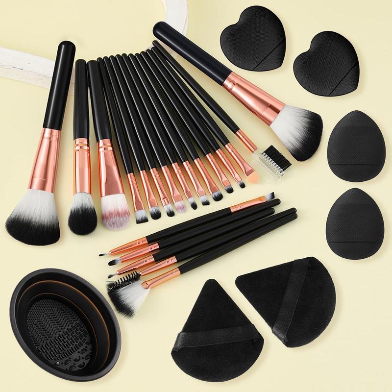 Summer Face Makeup Tool Set, 27pcs/set Portable Travel Facial Makeup ...