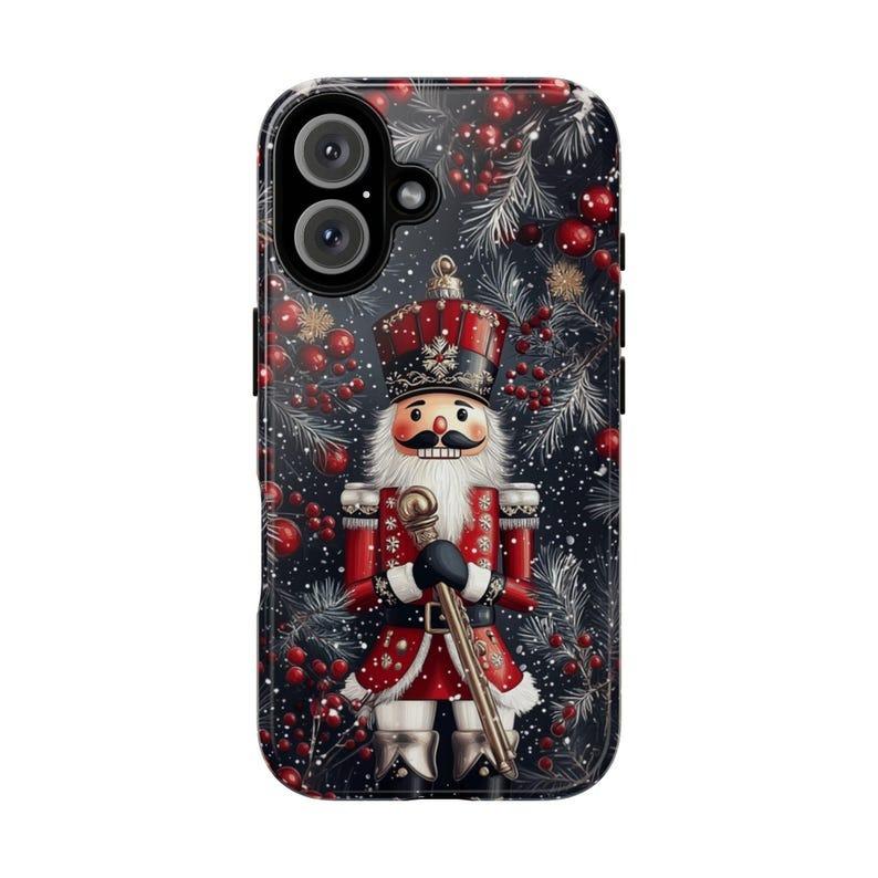 Holiday Nutcracker Christmas & Xmas Ornaments Phone Case, Merry ...