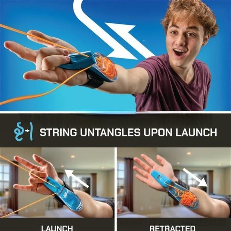 Glow-in-the-Dark Spider Web Launcher - First of Its Kind Slingshot Toy ...